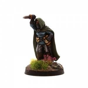 Female Assassin with Raised Dagger - Mig Raine