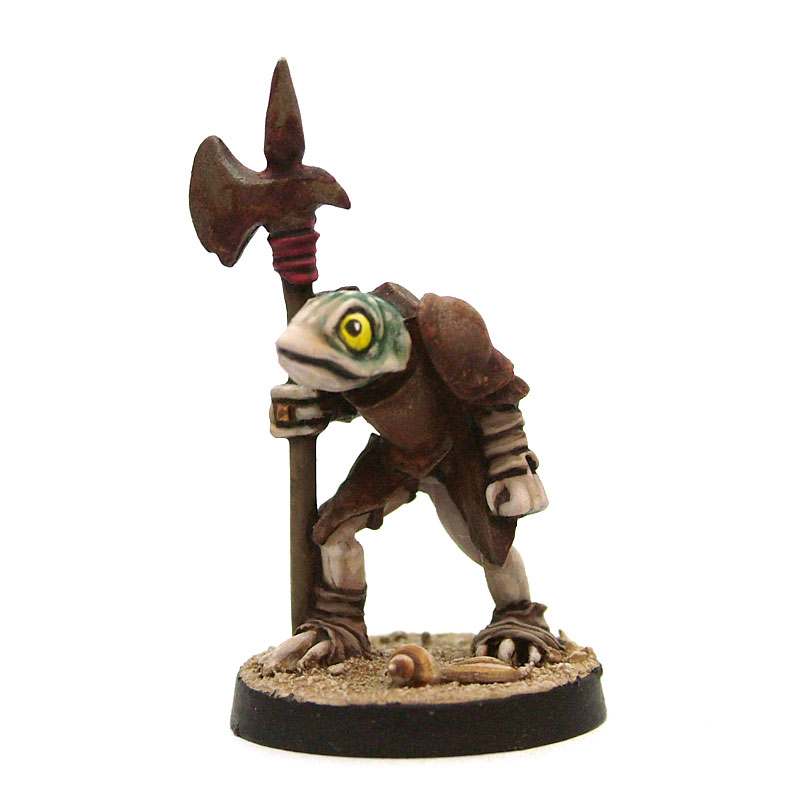 Fish Man with Halberd